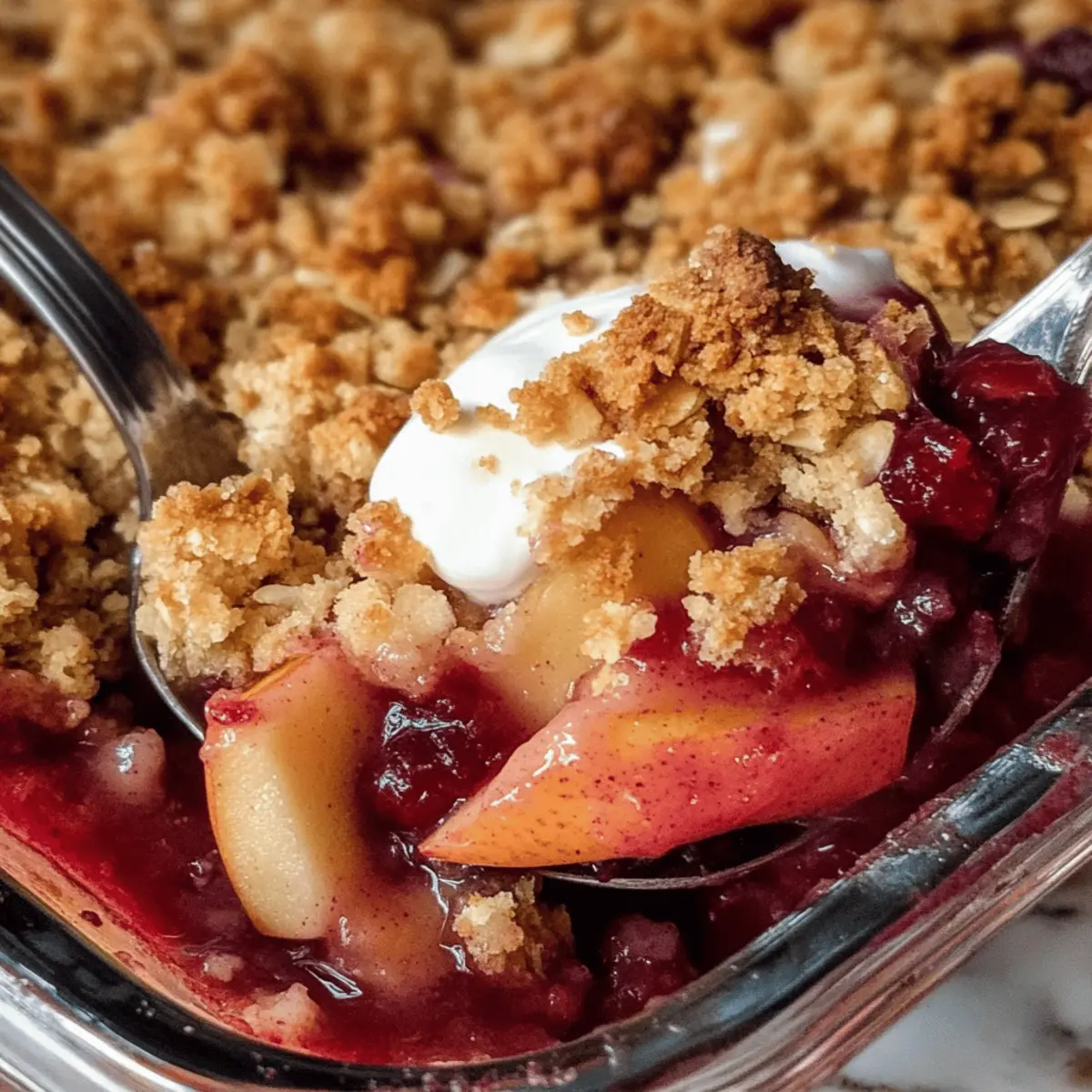 Easy Cranberry Apple Crisp: Irresistible Cozy Fall Dessert