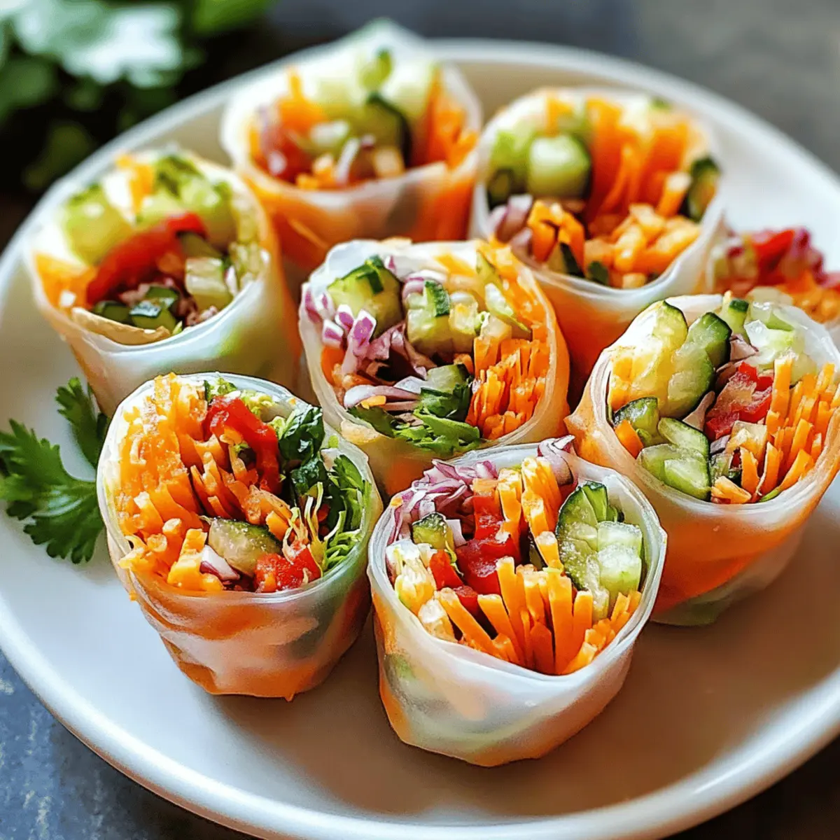 Easy Veggie Spring Roll Cups: Fresh, Crunchy, and Irresistible