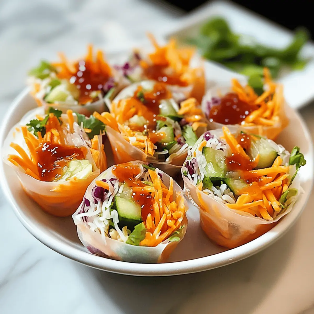 Easy Veggie Spring Roll Cups: Fresh, Crunchy, and Irresistible