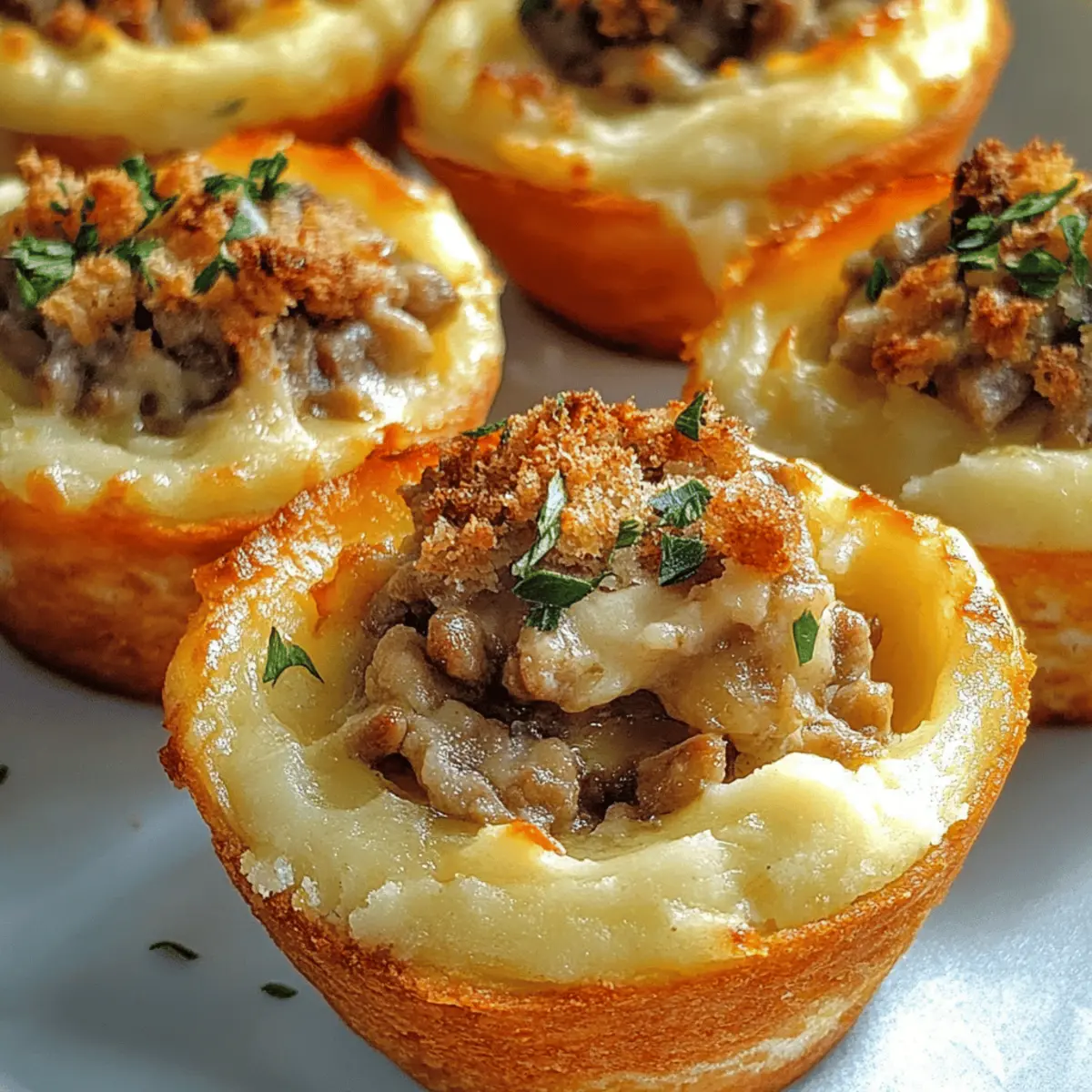 Irresistible Mini Shepherd’s Pie Cups - Easy Crispy Comfort