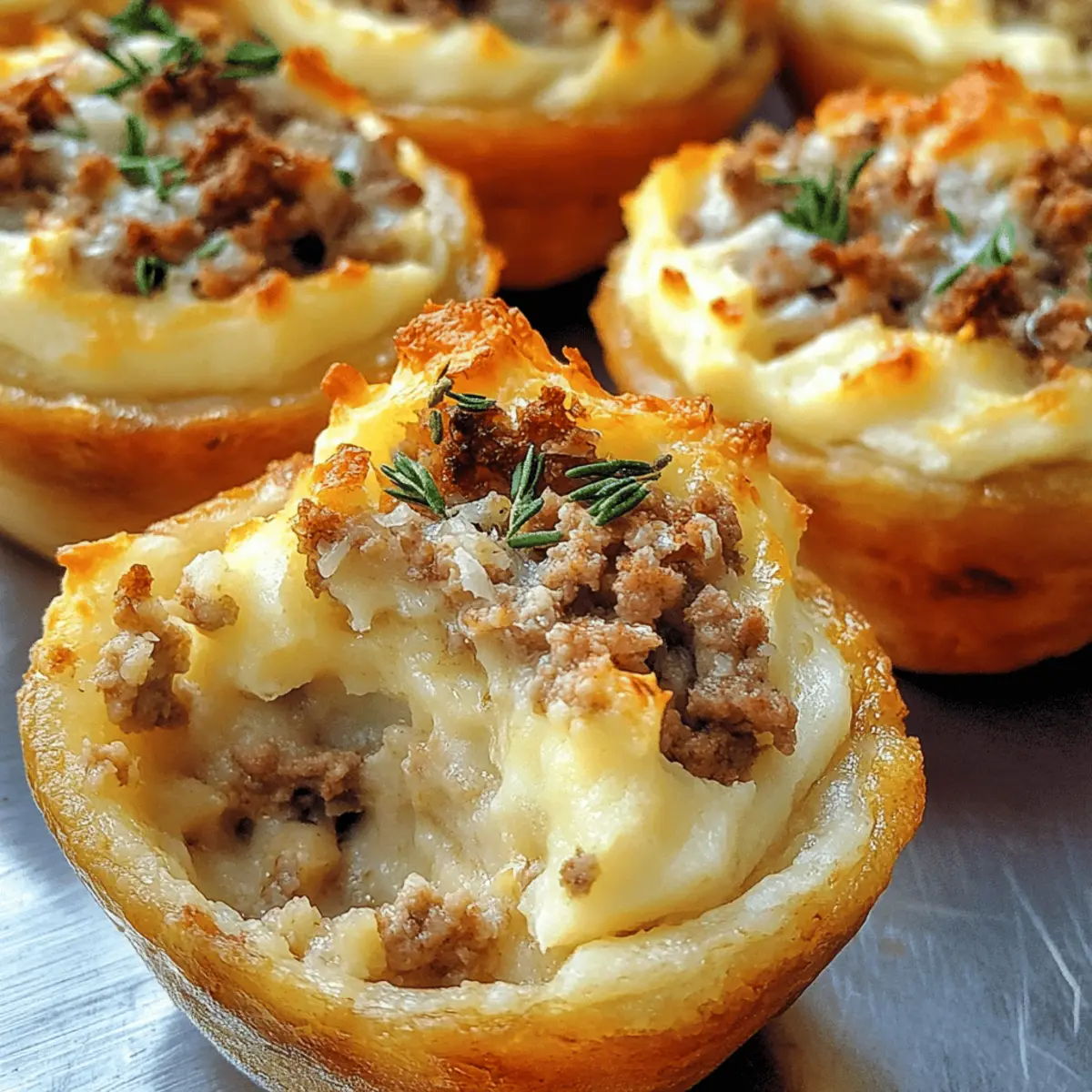 Irresistible Mini Shepherd’s Pie Cups - Easy Crispy Comfort