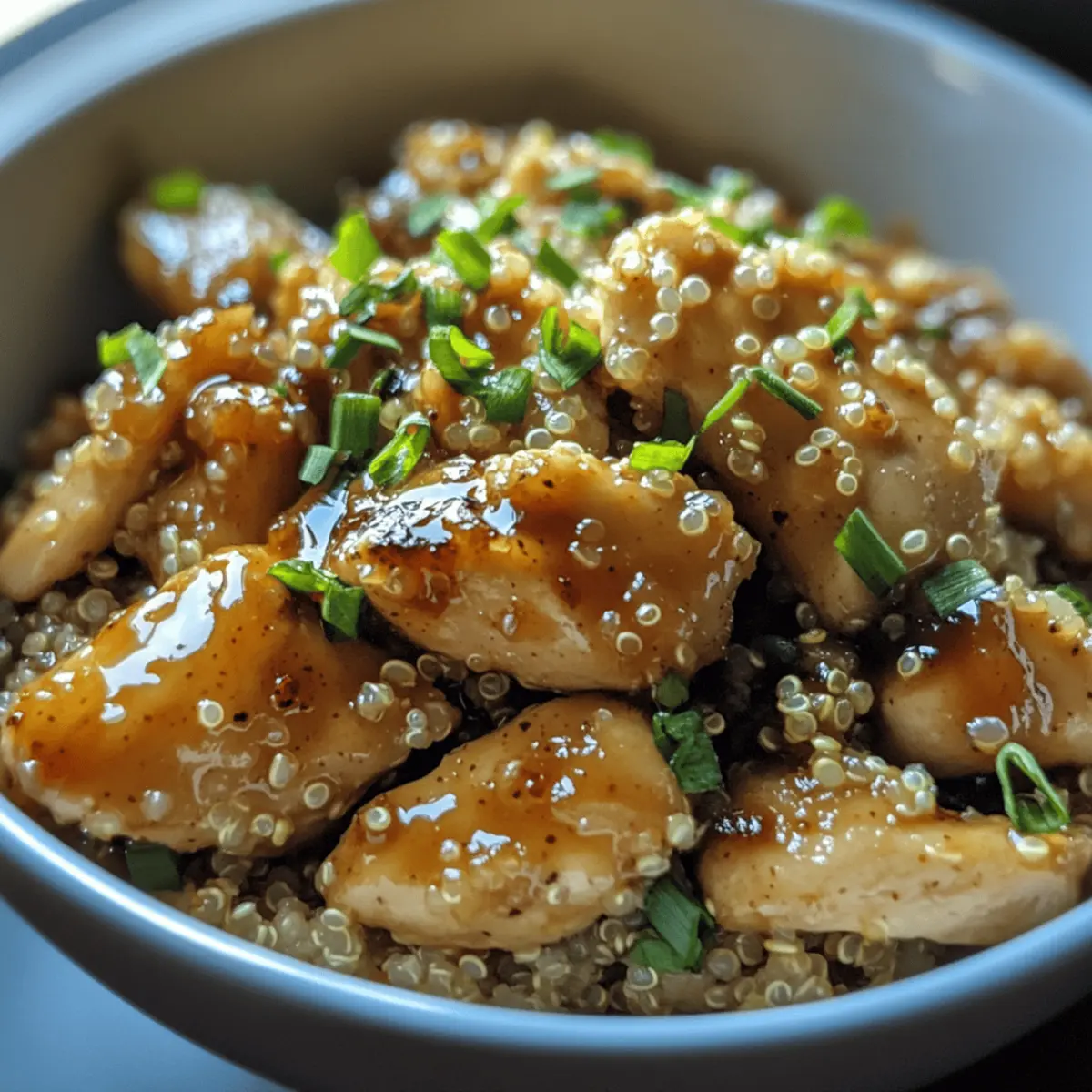 Easy Honey Garlic Chicken Quinoa – Juicy Flavor in Every Bite