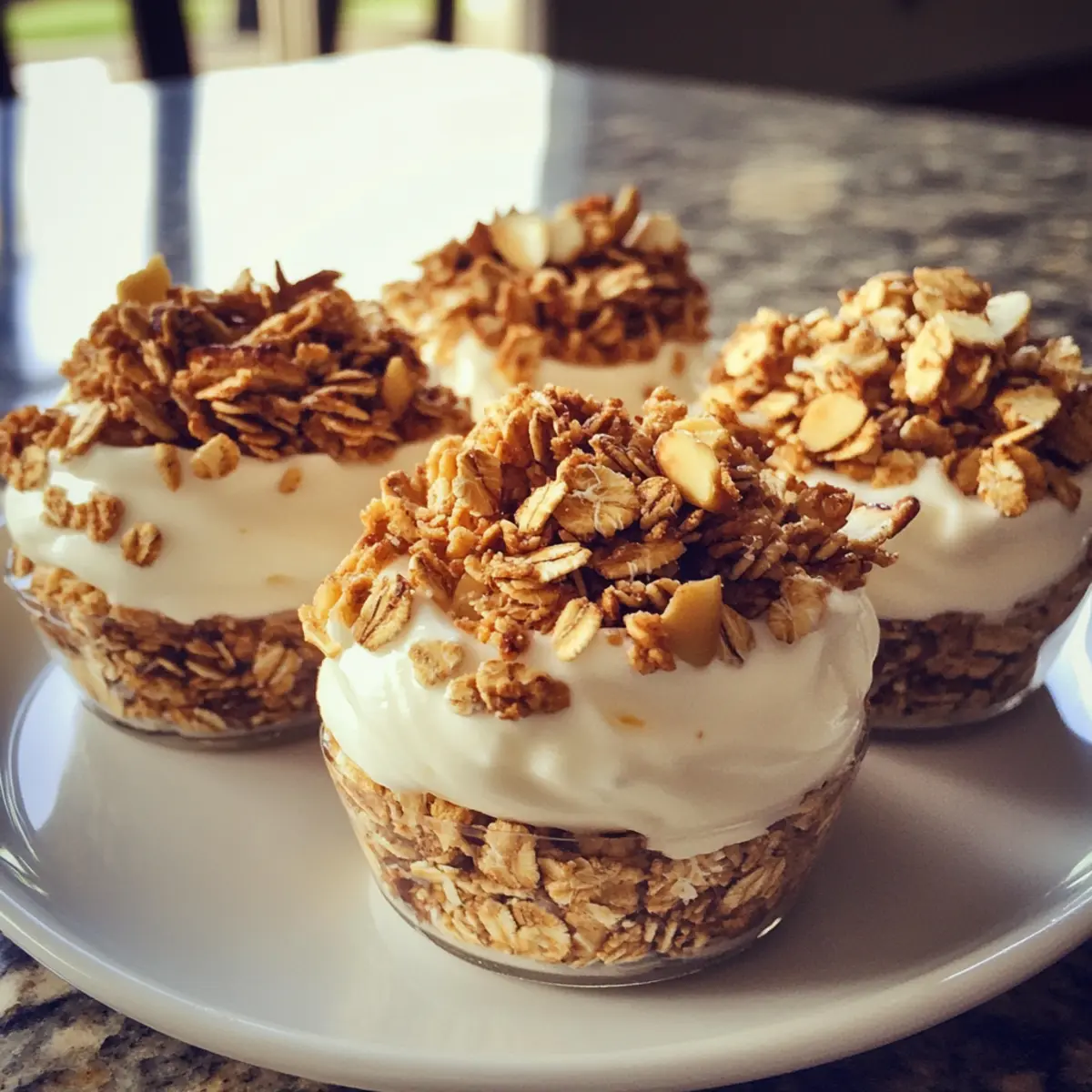 Easy Greek Yogurt Granola Cups: Creamy, Crunchy Breakfast Bliss